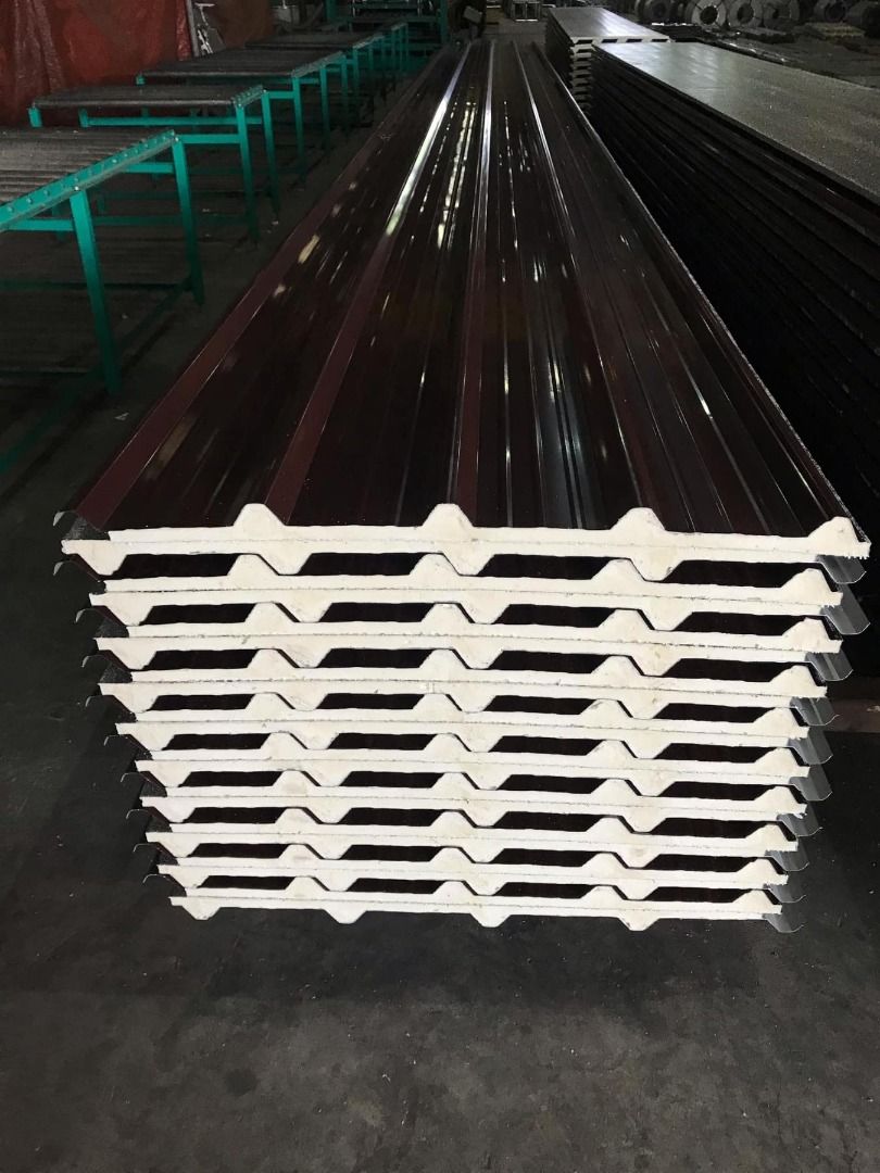 INSULATED SANDWICH ROOFING PANEL DOUBLE SKIN METAL & SINGLE SKIN ...