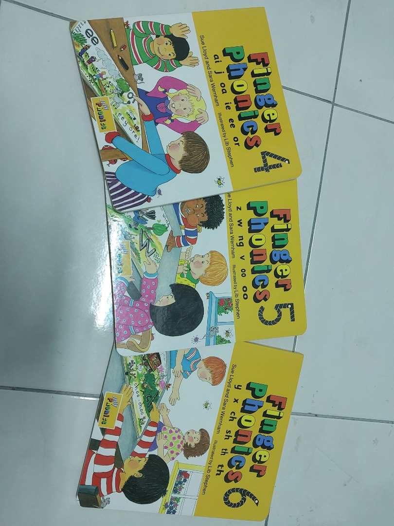Jolly Phonics Finger Phonics 4, 5, 6, Hobbies & Toys, Books & Magazines ...