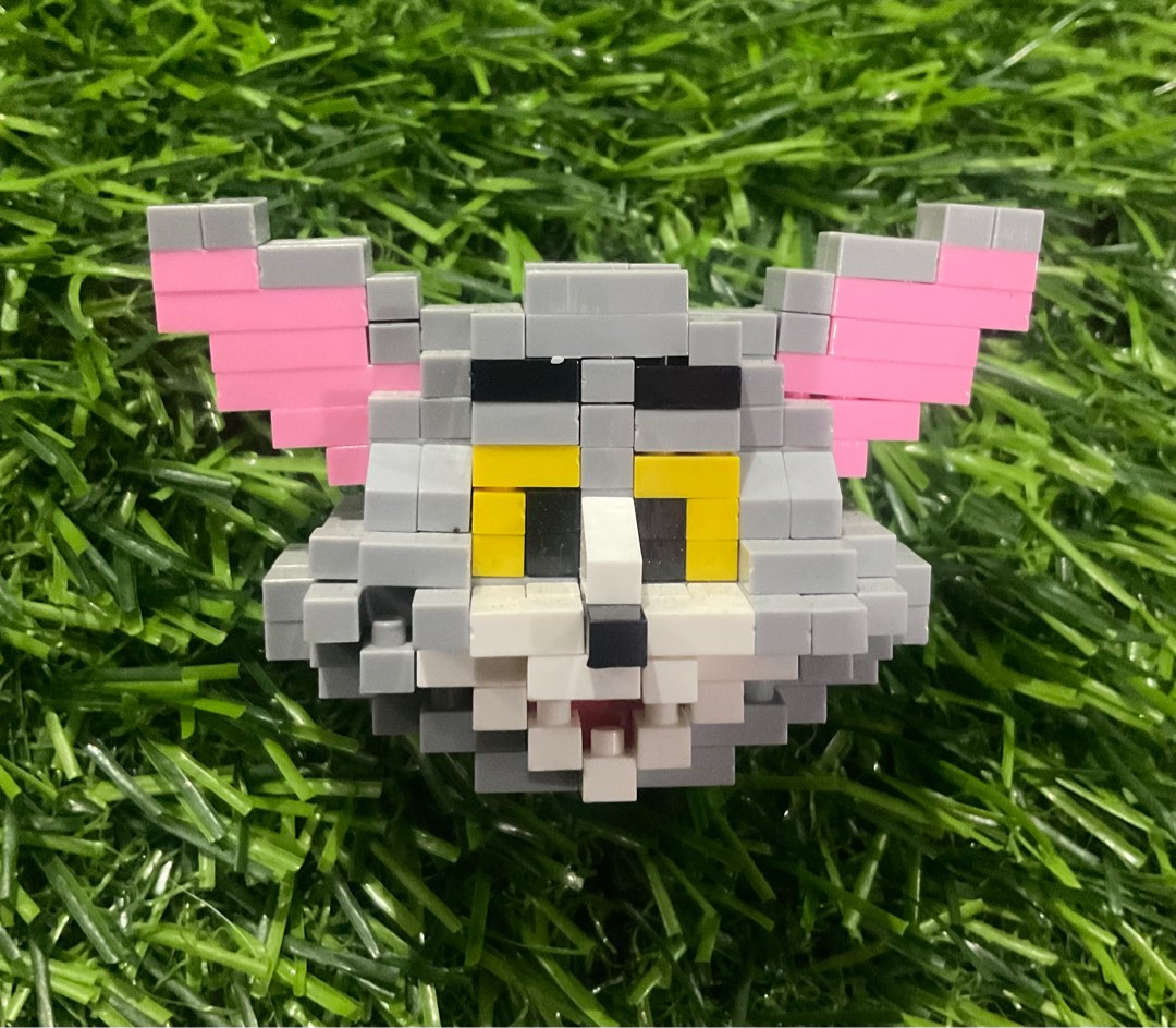Lego Nano Bricks 3D Tom the Cat 3” x 2” inches - P150.00, Hobbies ...