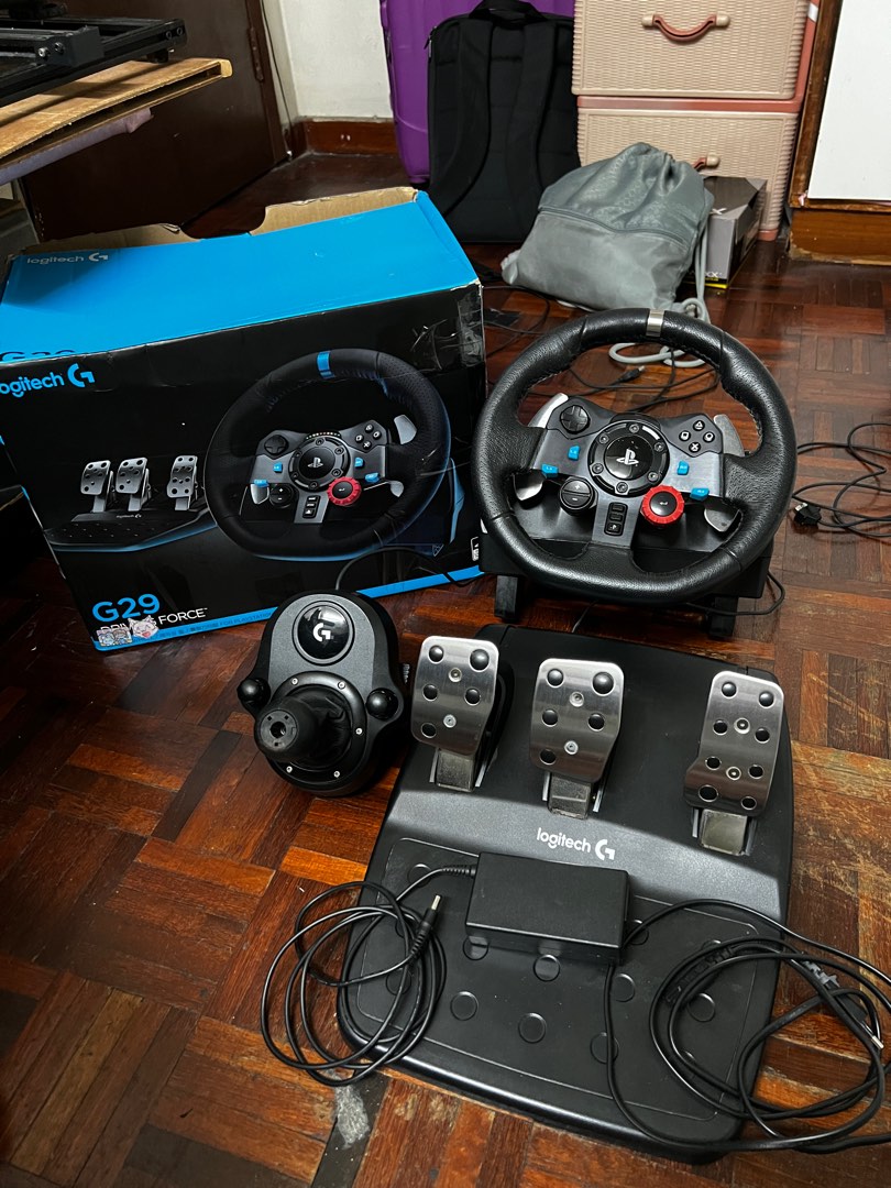 Logitech G29 + Shifter, Video Gaming, Gaming Accessories, Controllers ...