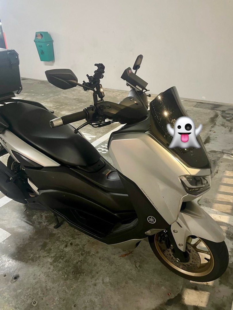 Low mileage COE Jul 2032 Yamaha Nmax V2 155, Motorcycles, Motorcycles ...