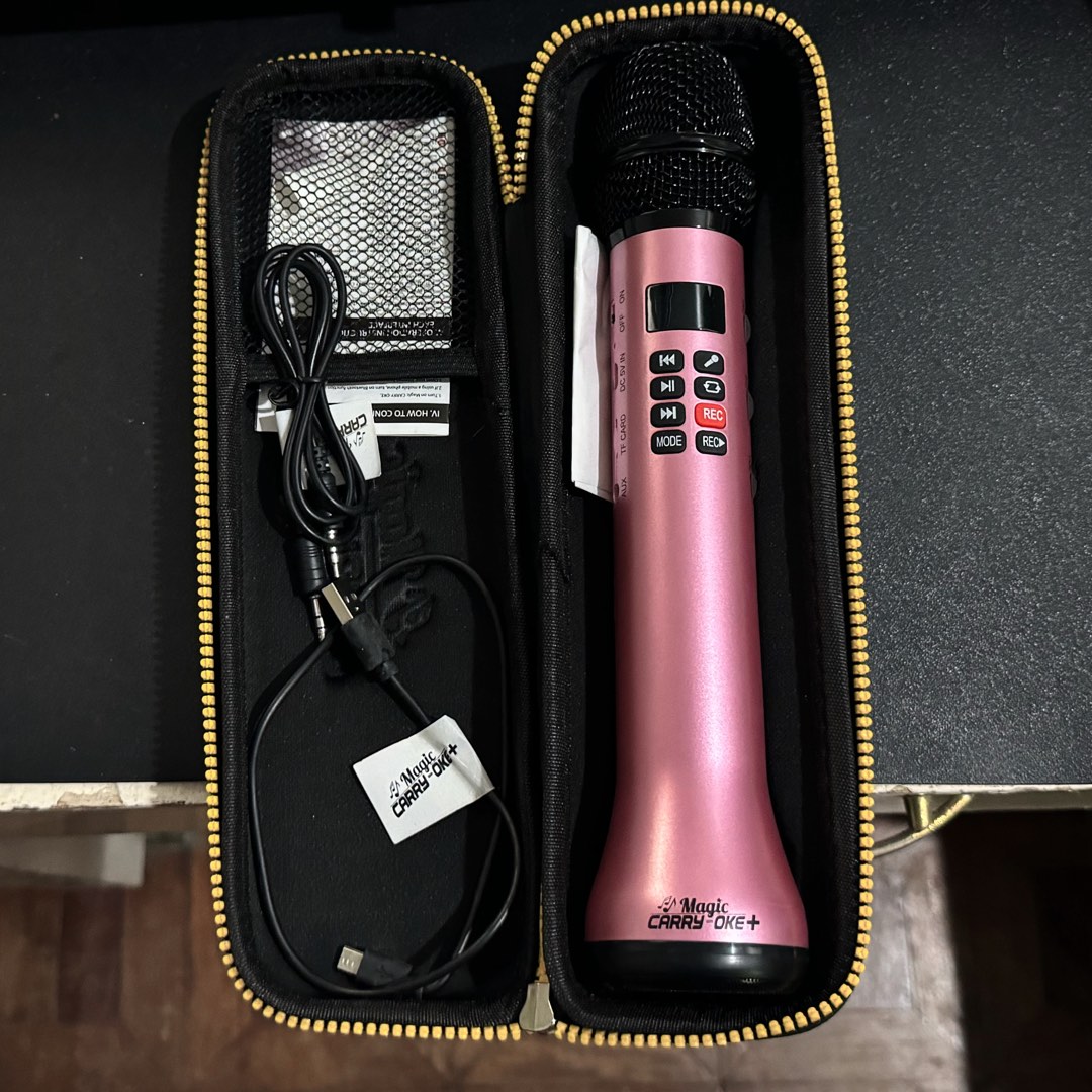 Magic Carry Oke+ Portable Karaoke with Bluetooth Speaker, Audio ...