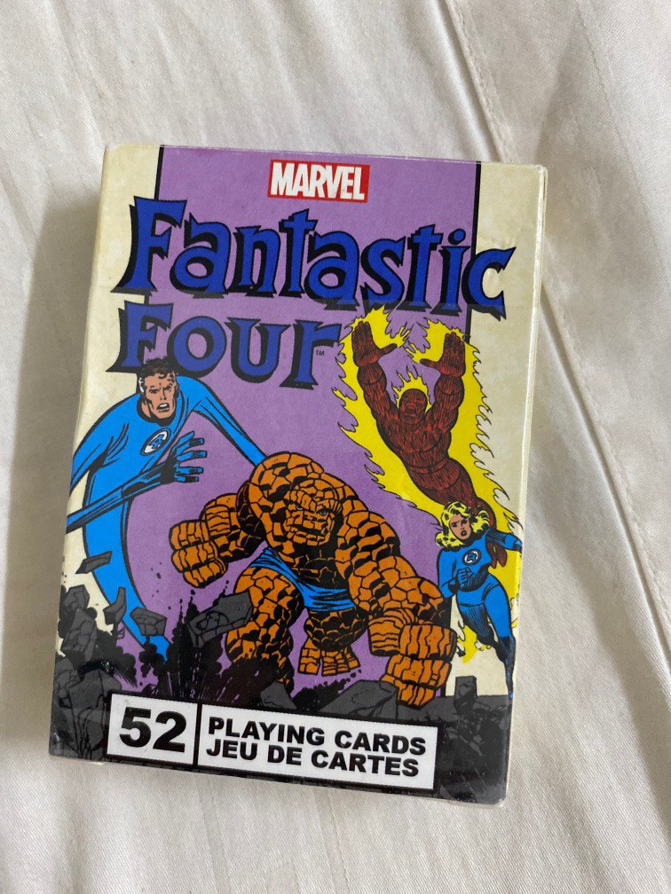 Marvel Fantastic Four Poker playing cards, Hobbies & Toys, Toys & Games ...