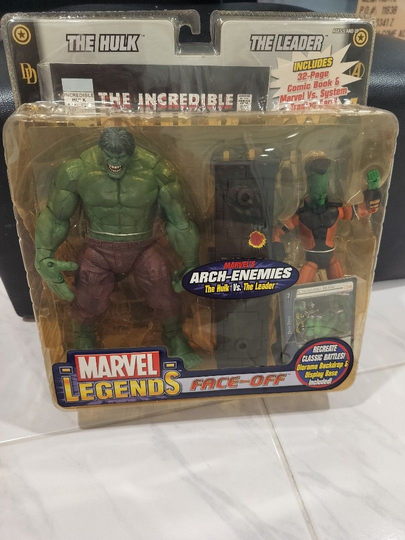Marvel Legends Face Off - The Hulk Vs The Leader, Hobbies & Toys, Toys ...