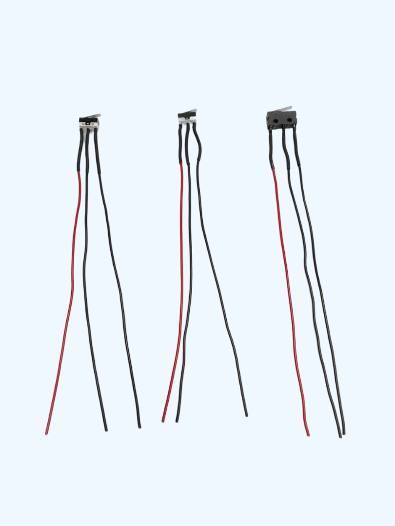 MICRO LIMIT SWITCH with WIRE 3-PIN AC 125 250V, (1-PC per ORDER ...