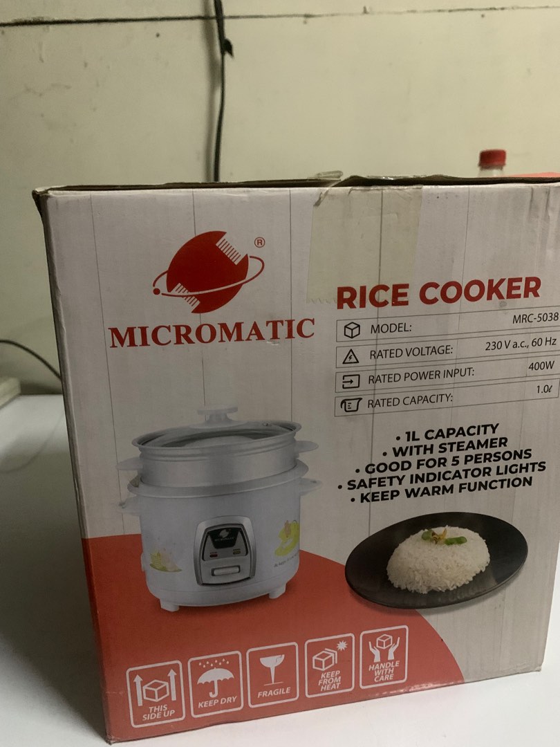 Micromatic Rice cooker, TV & Home Appliances, Kitchen Appliances ...