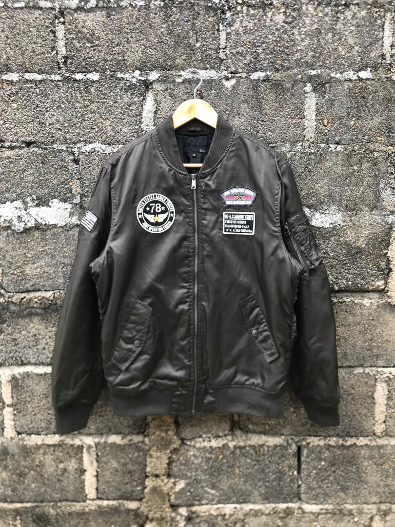 Military bomber jacket, Men's Fashion, Coats, Jackets and Outerwear on ...