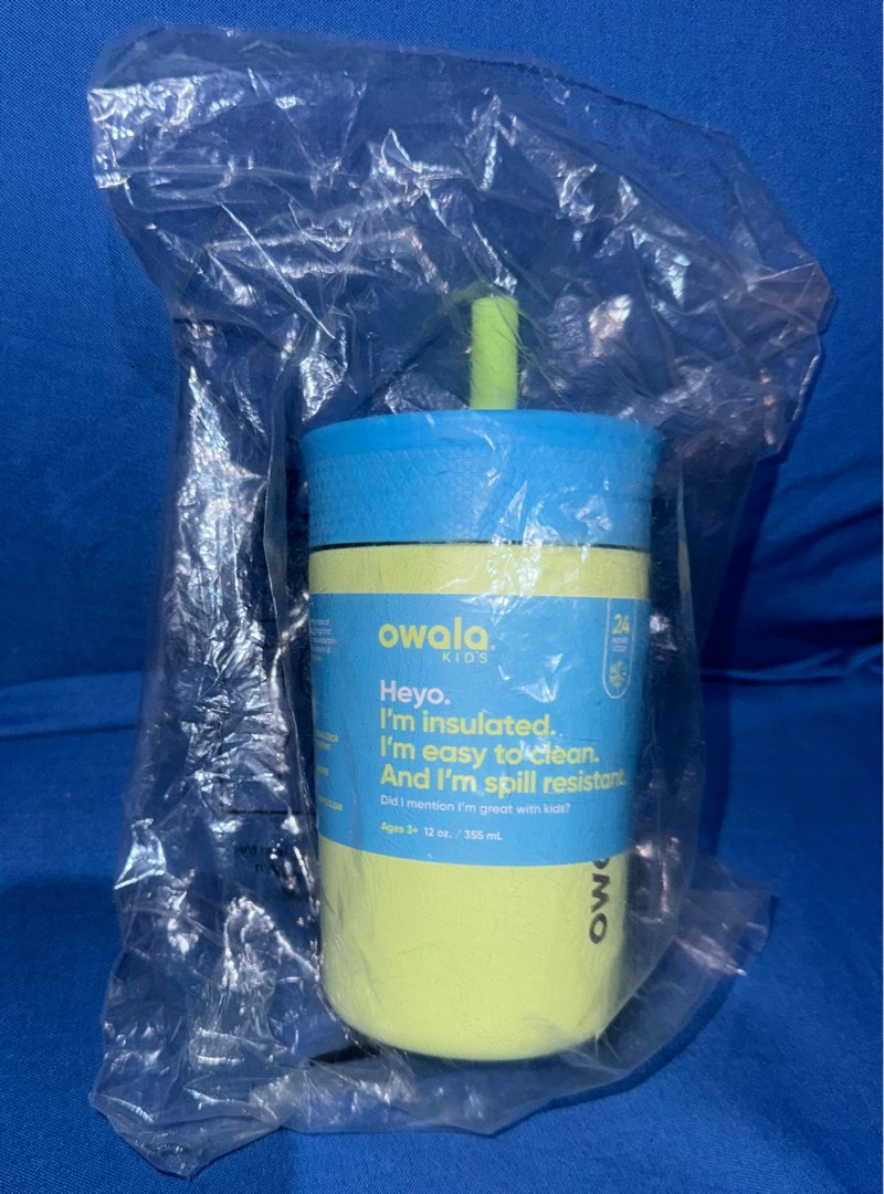 OWALA KIDS (12 oz) TUMBLER FREE SIP CUP (ONHAND PH), Furniture & Home ...
