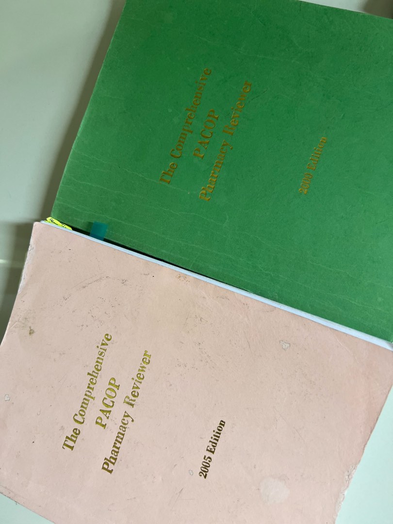 PACOP Pink and Green Pharmacy Board Exam Reviewer, Hobbies & Toys ...