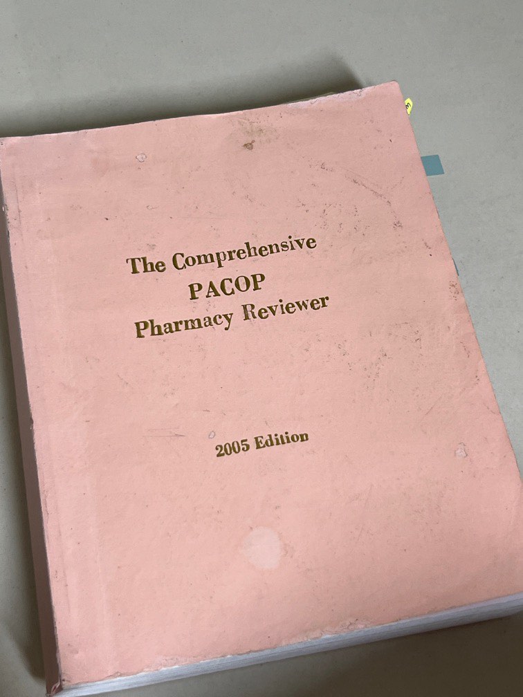 PACOP Pink Book (2005) for Pharmacy Review, Hobbies & Toys, Books ...