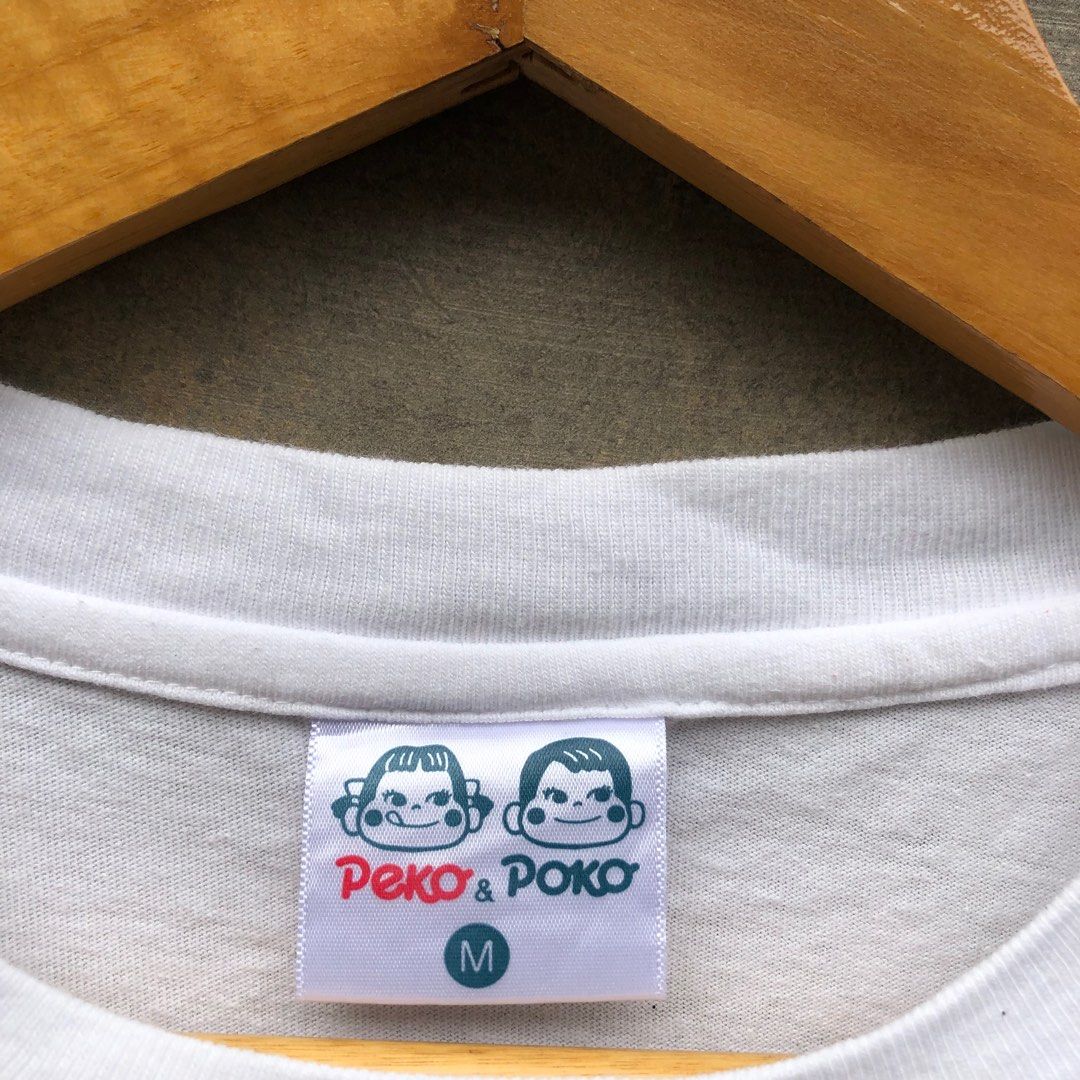 Peko and poko brand milky big print tshirt, Luxury, Apparel on Carousell