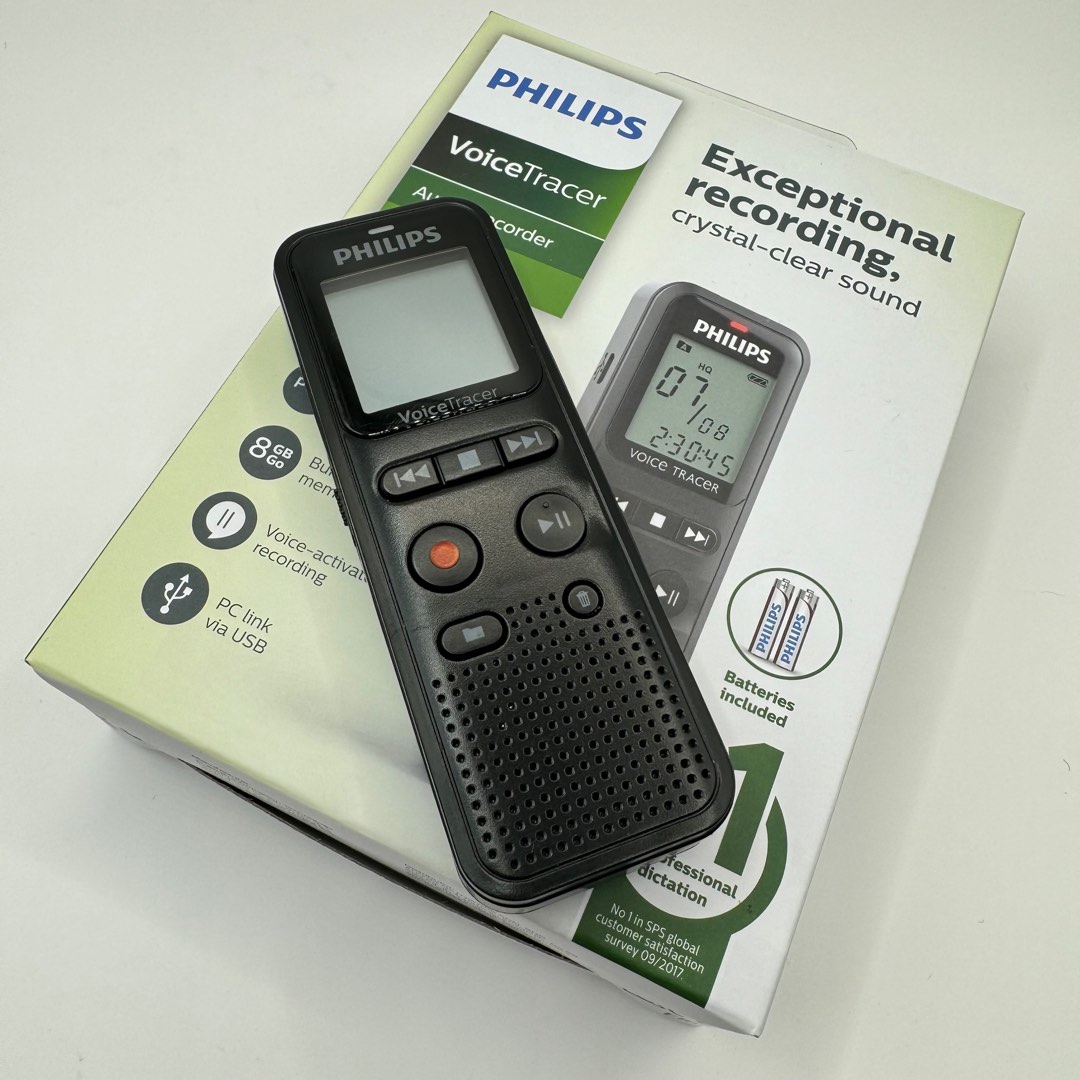 Philips VoiceTracer Audio Recorder, Audio, Voice Recorders on Carousell
