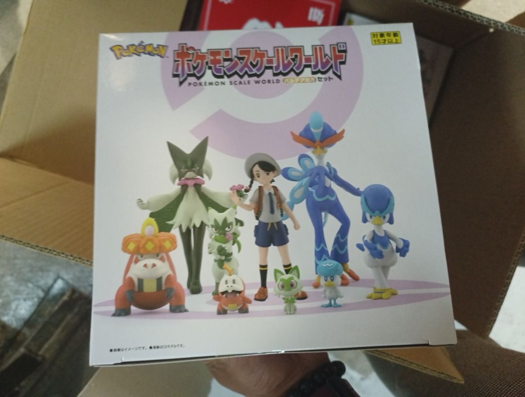 Pokemon Scale World Paldea Region Set 1 1/20 Scale PSW Pokemon, Hobbies ...