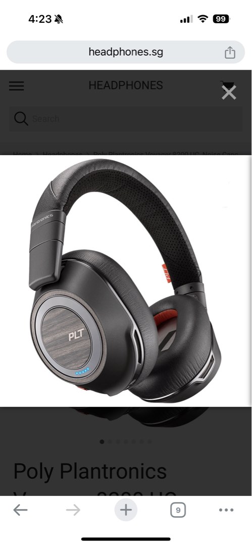 Poly Plantronics Voyager 8200, Audio, Headphones & Headsets on Carousell