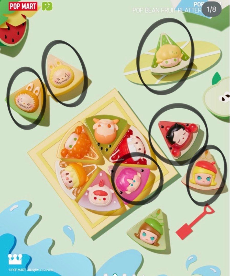Popmart Fruit Platter and Gimme a Hug Series Popbeans - Skullpanda ...