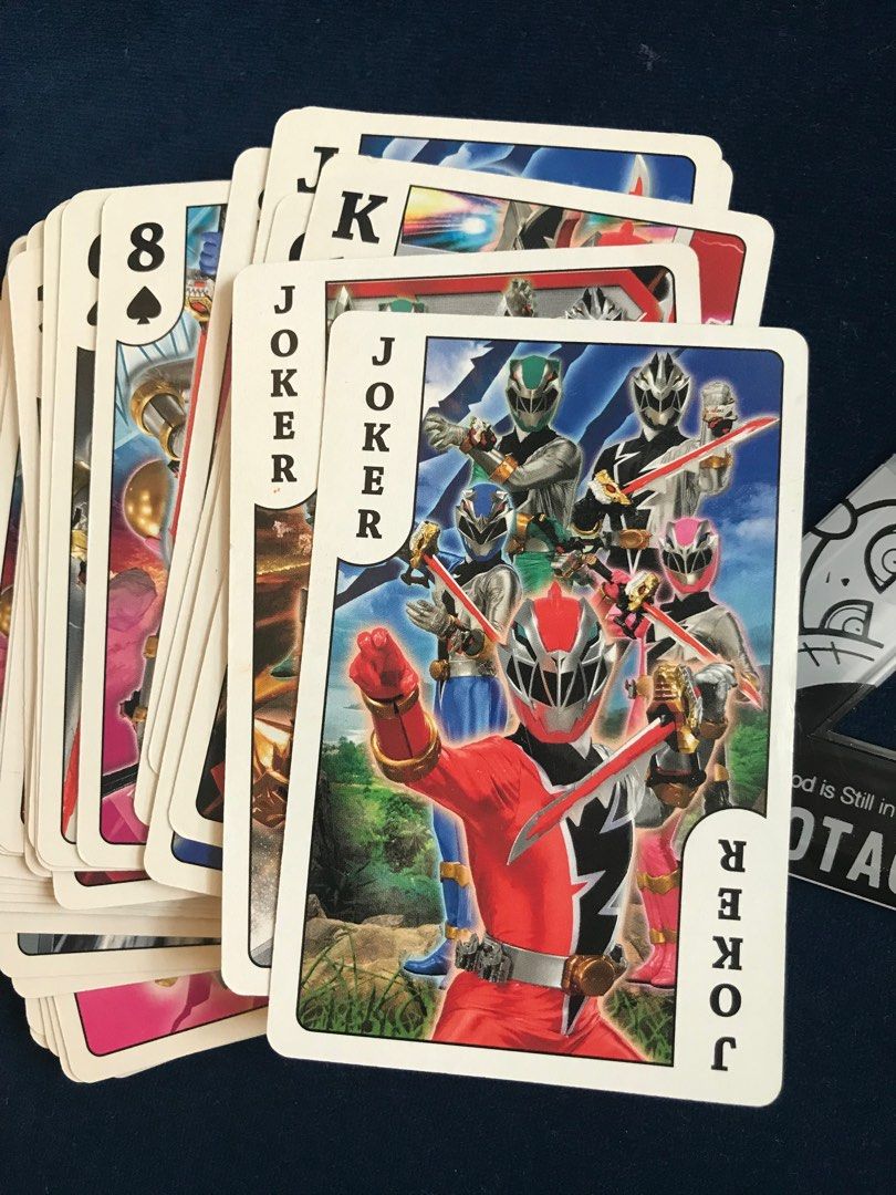 Power Rangers Dino Fury Playing Cards, Hobbies & Toys, Collectibles ...