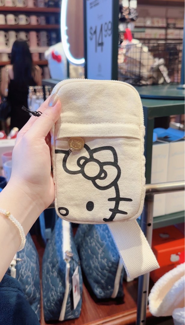 (PREORDER) TYPO X HELLO KITTY COLLAB PHONE CROSSBODY POUCH, Women's ...
