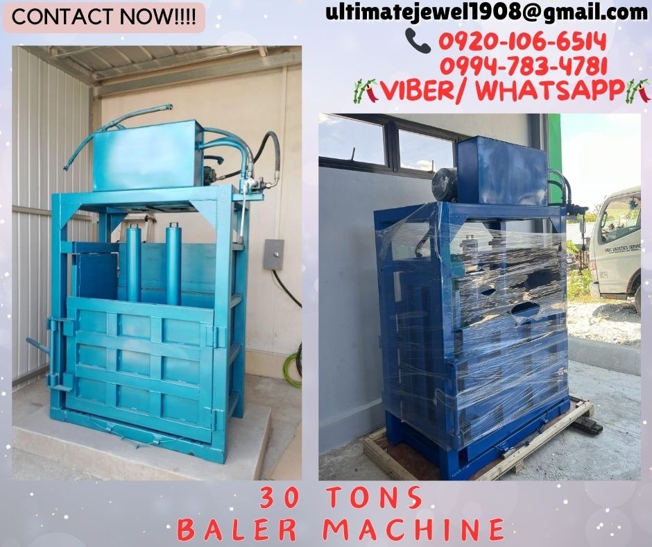 READY FOR PICK-UP AVAILABLE NOW! 30 TONS BALER MACHINE - BALE MACHINE ...