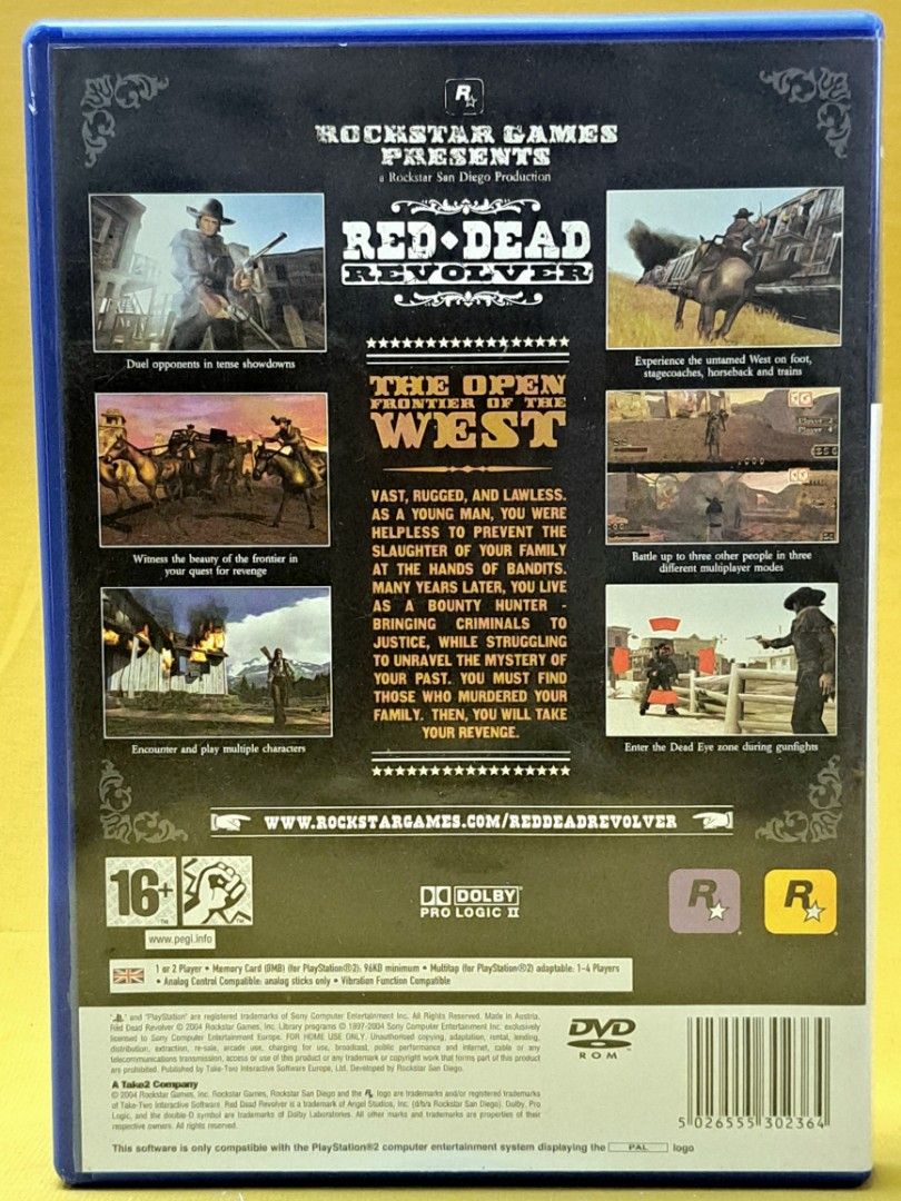 🔥RED DEAD REVOLVER🔥 PS2, Video Gaming, Video Games, PlayStation on ...