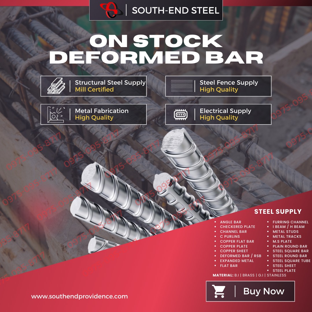 Reinforcing Steel Bars / Corrugated Rebar / Deformed Bar Grade 33 / RSB ...