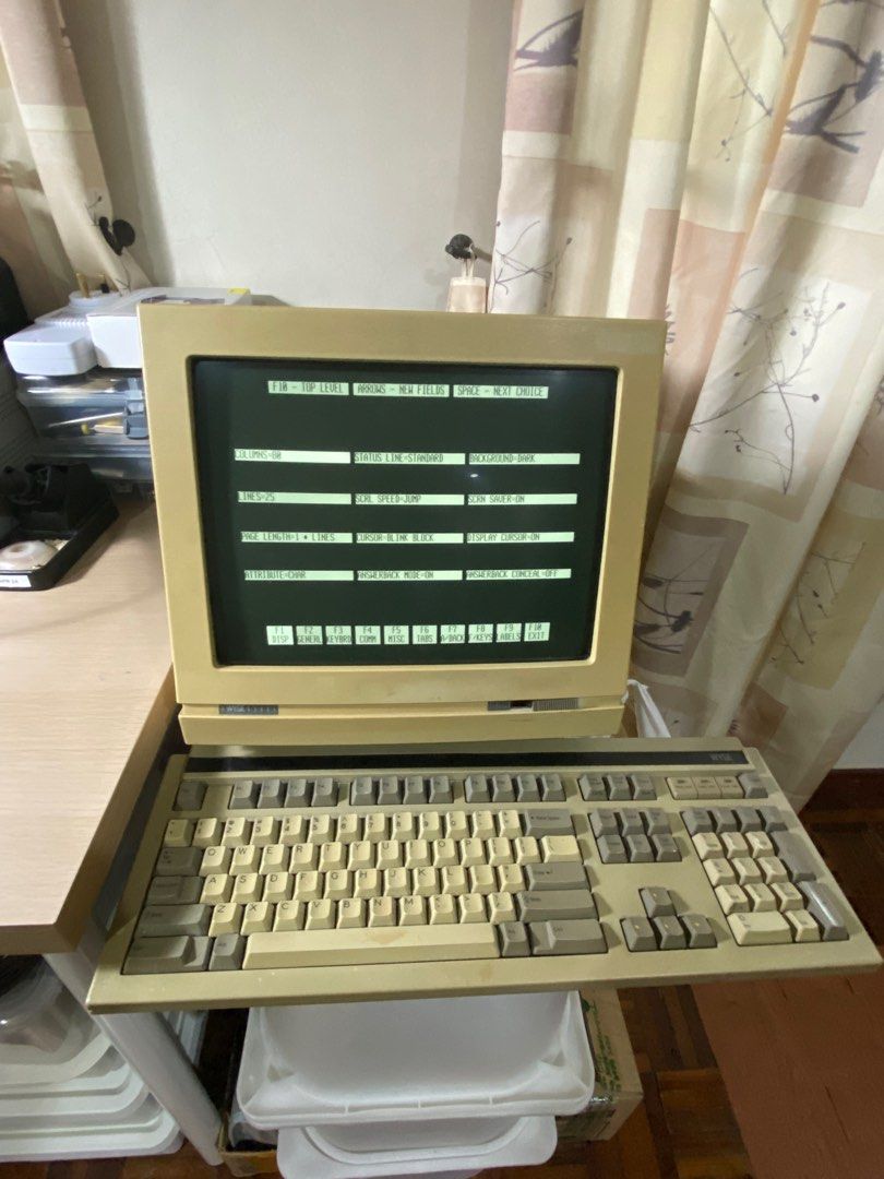 Rare Vintage WYSE-60 Serial CRT Terminal with Mechanical Keyboard in ...