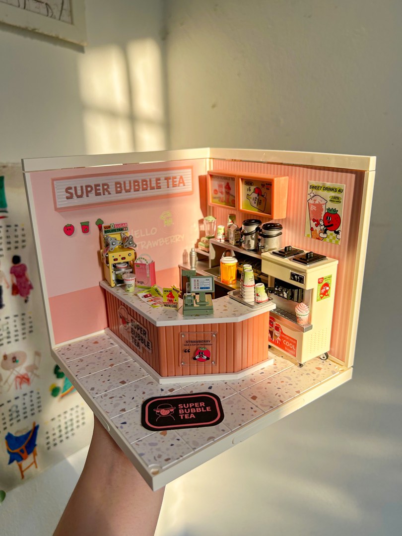 Rolife Bubble Tea Miniature House DIY (Fully Built), Hobbies & Toys ...
