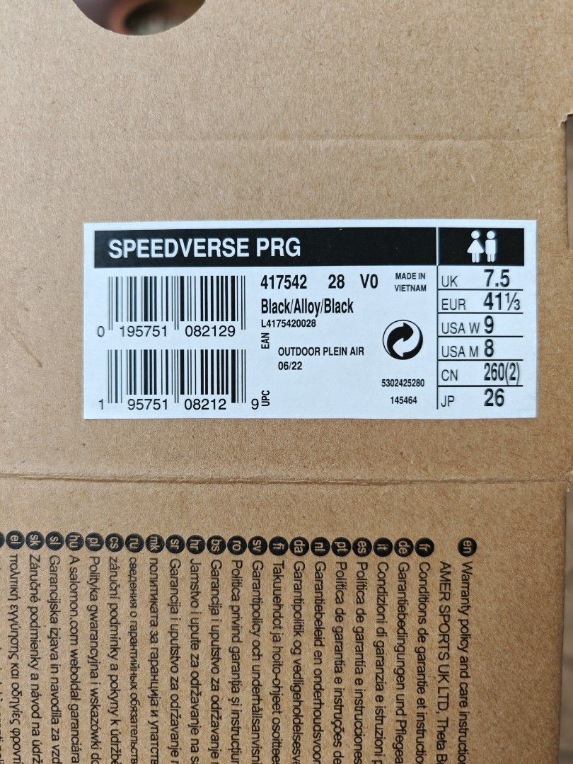 Salomon Speedverse PRG, Men's Fashion, Footwear, Sneakers on Carousell