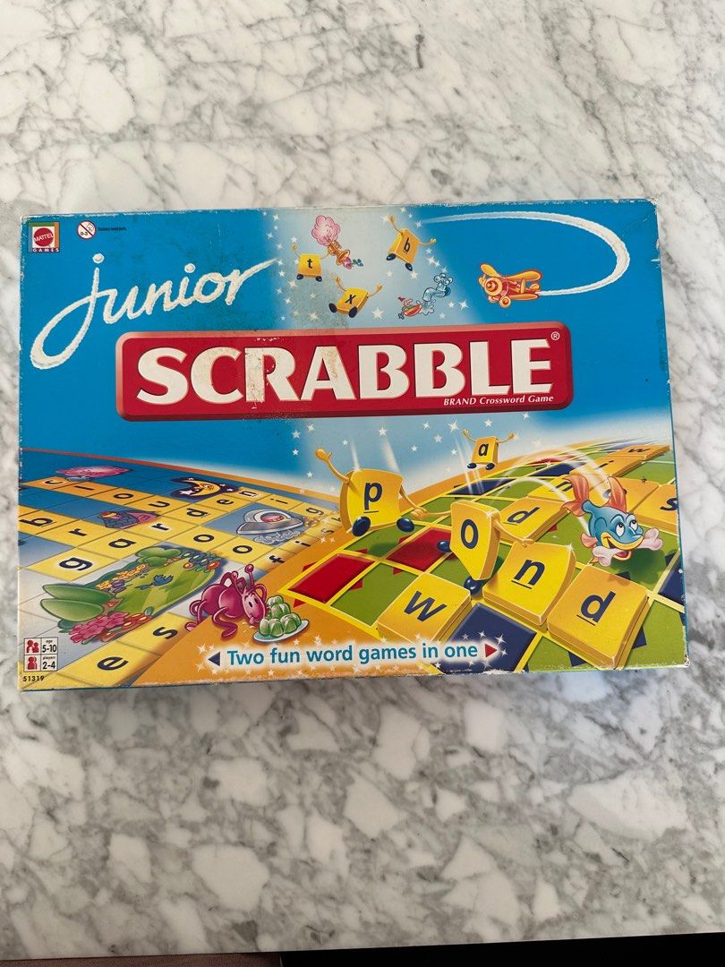 Scrabble Junior Board Game, Hobbies & Toys, Toys & Games on Carousell