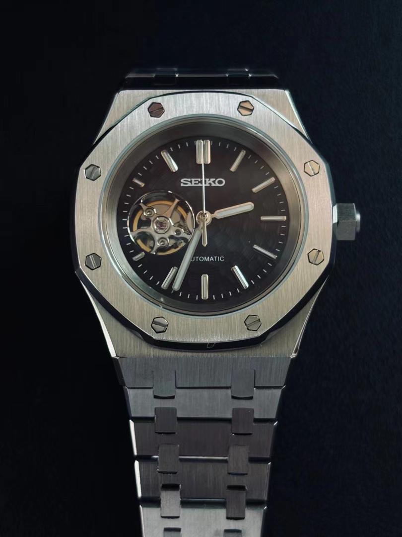 Seiko Mod x Ap royal oak open heart, Men's Fashion, Watches ...