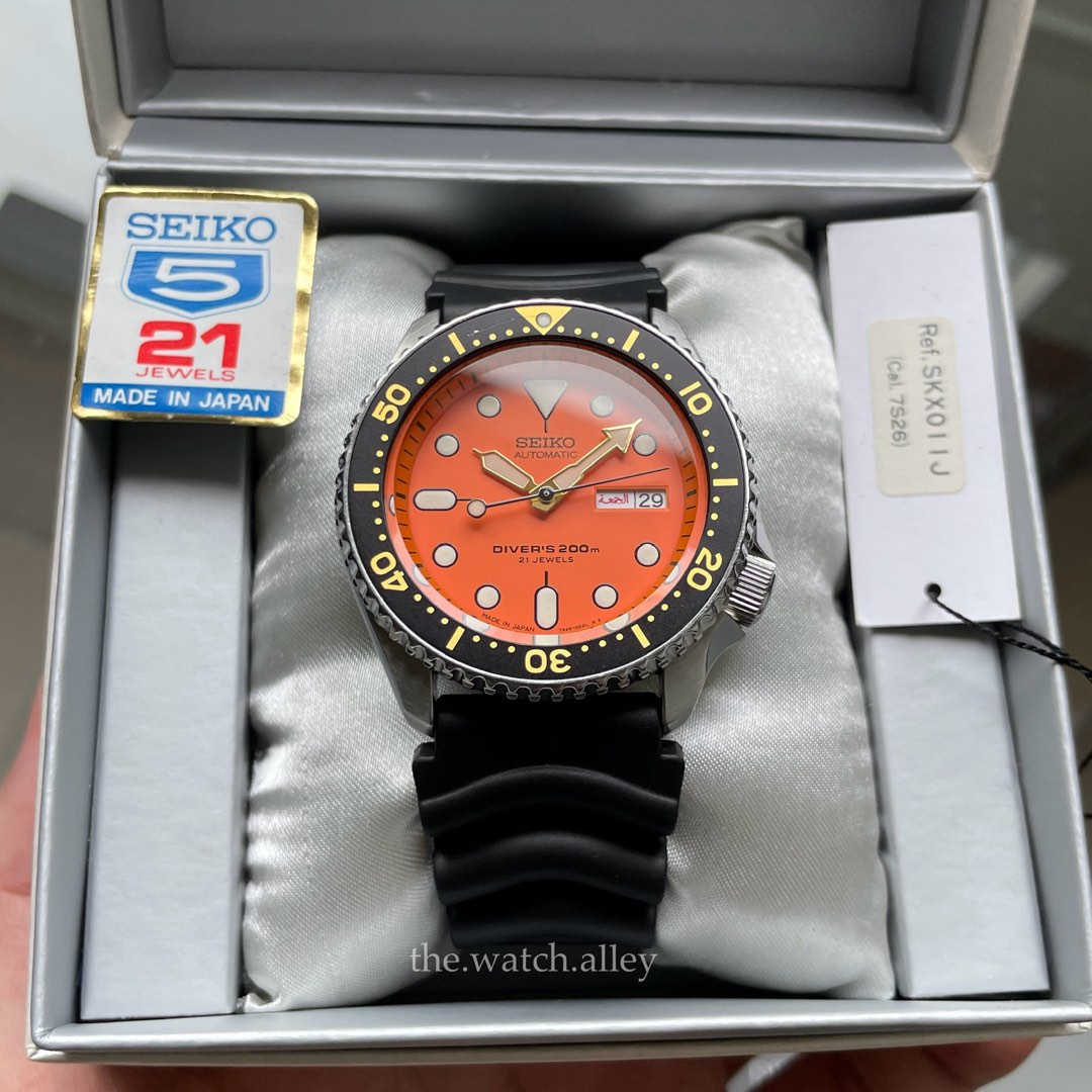 Seiko SKX011 / SKX011J1 Divers Made in Japan - Discontinued & Hard to ...