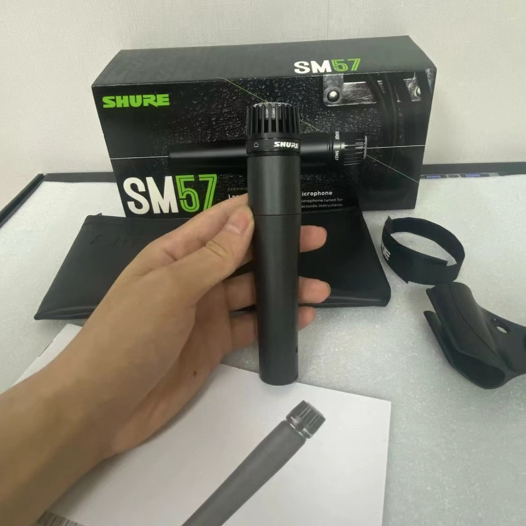 shure sm57 microphones+3m cable, Audio, Microphones on Carousell