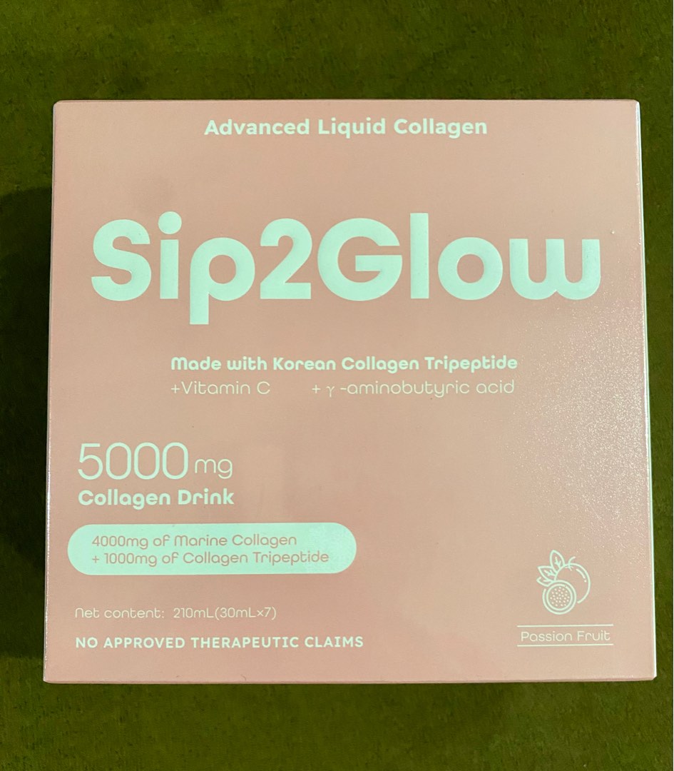 Sip2Glow Korean asvanced liquid collagen, Health & Nutrition, Health Supplements, Health Food ...