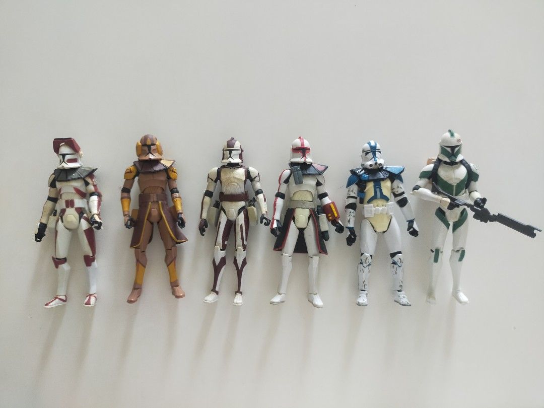 Star wars clone commanders, Hobbies & Toys, Toys & Games on Carousell