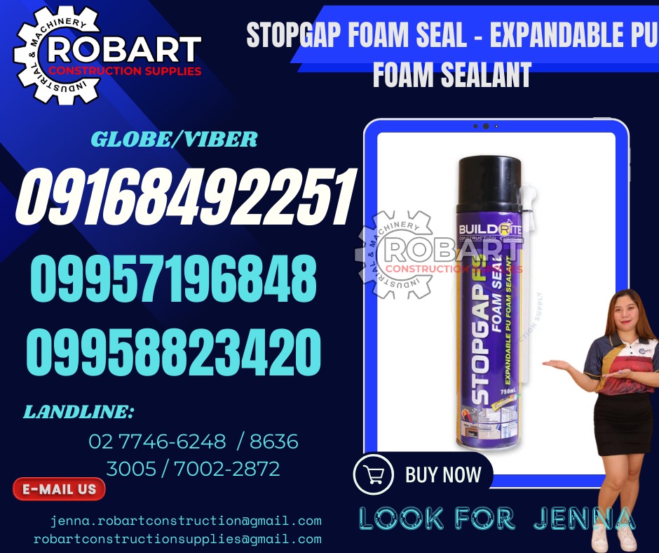 Stopgap Foam Seal - Expandable PU Foam Sealant, Commercial & Industrial ...