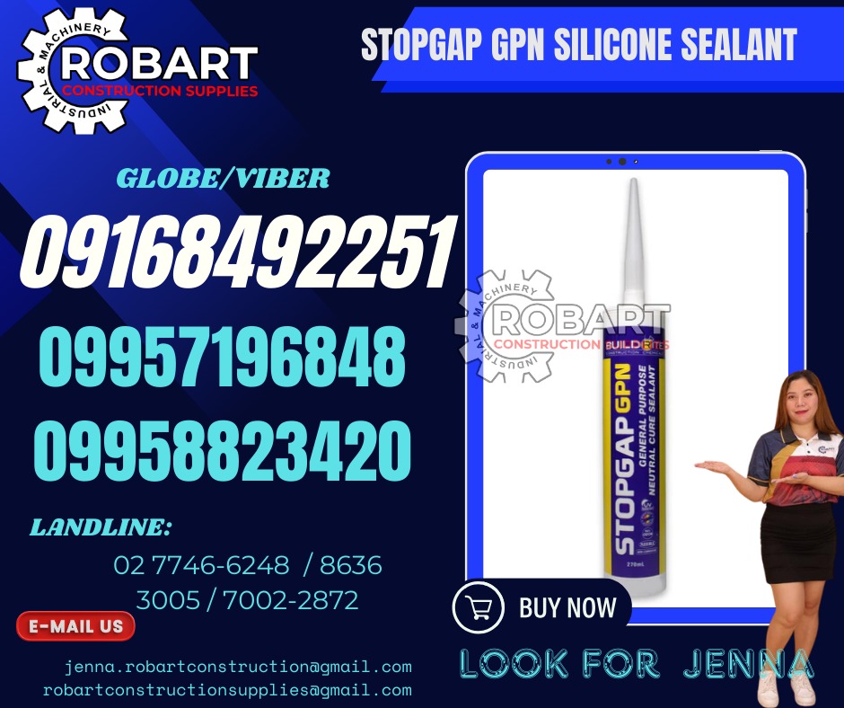 Stopgap GPN Silicone Sealant, Commercial & Industrial, Construction ...