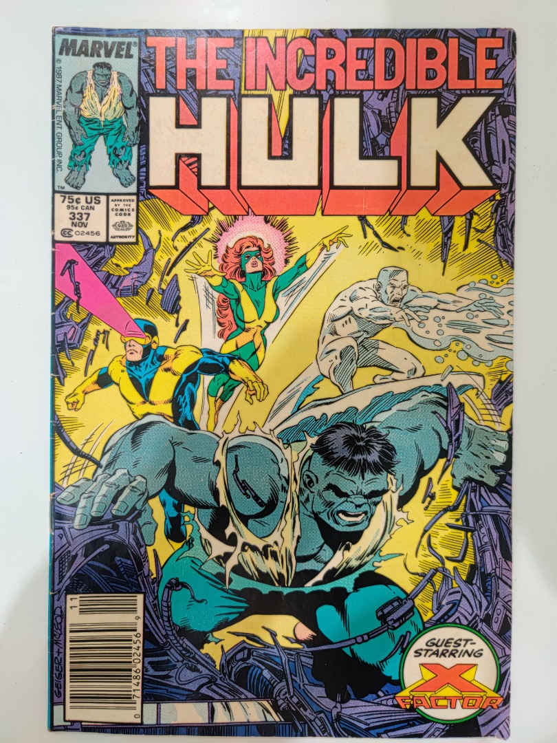 The Incredible Hulk Vol. 1 (1962) #337 Newsstand, Hobbies & Toys, Books ...