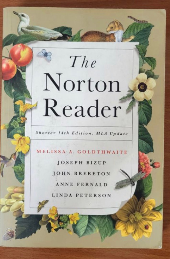The Norton Reader, 書籍、休閒與玩具, 書本及雜誌, 小說與非小說主題在旋轉拍賣