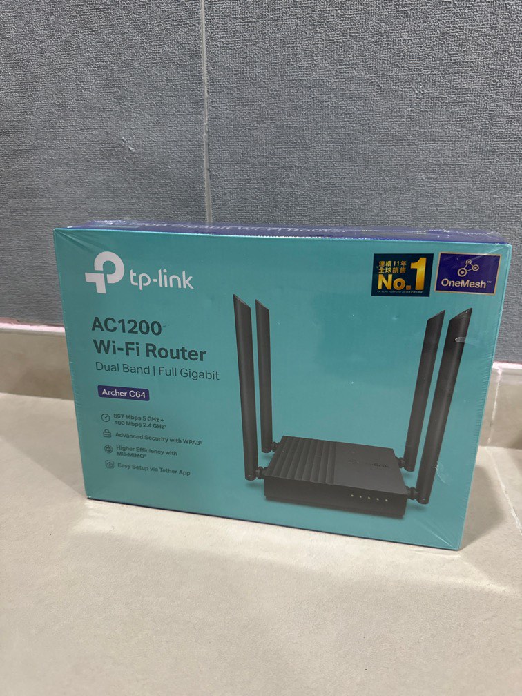 tp-link AC1200 Wi-Fi Router, 電腦＆科技, 電腦周邊及配件, Wifi及上網相關產品 - Carousell