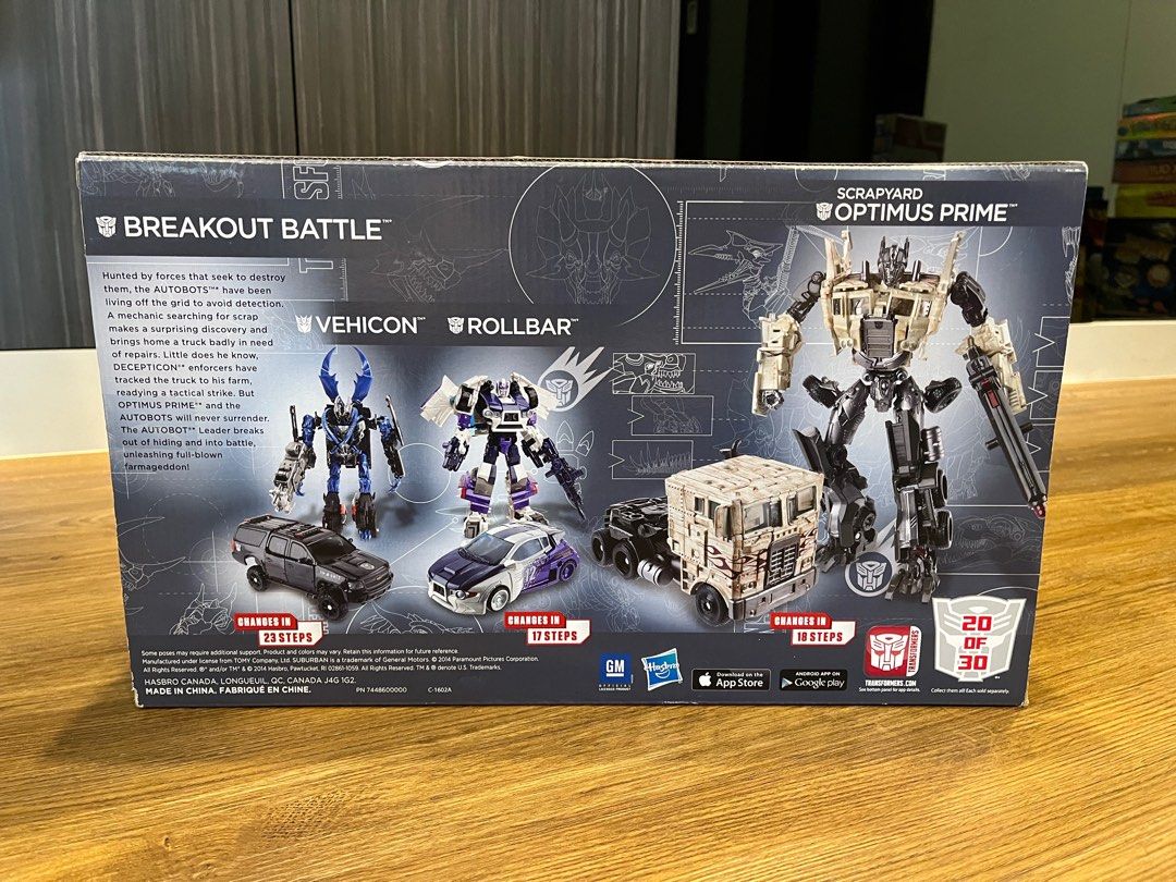 Transformers Breakout Battle Platinum Edition, Hobbies & Toys, Toys ...
