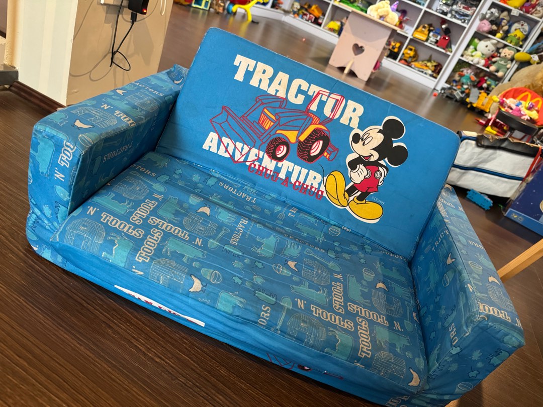 Uratex Mickey Mouse Sofa Bed, Babies & Kids, Baby Nursery & Kids ...