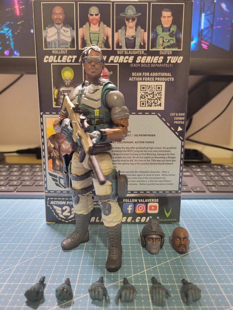Valaverse Action Force 6-Inch Action Figure - Rollout (has similar ...