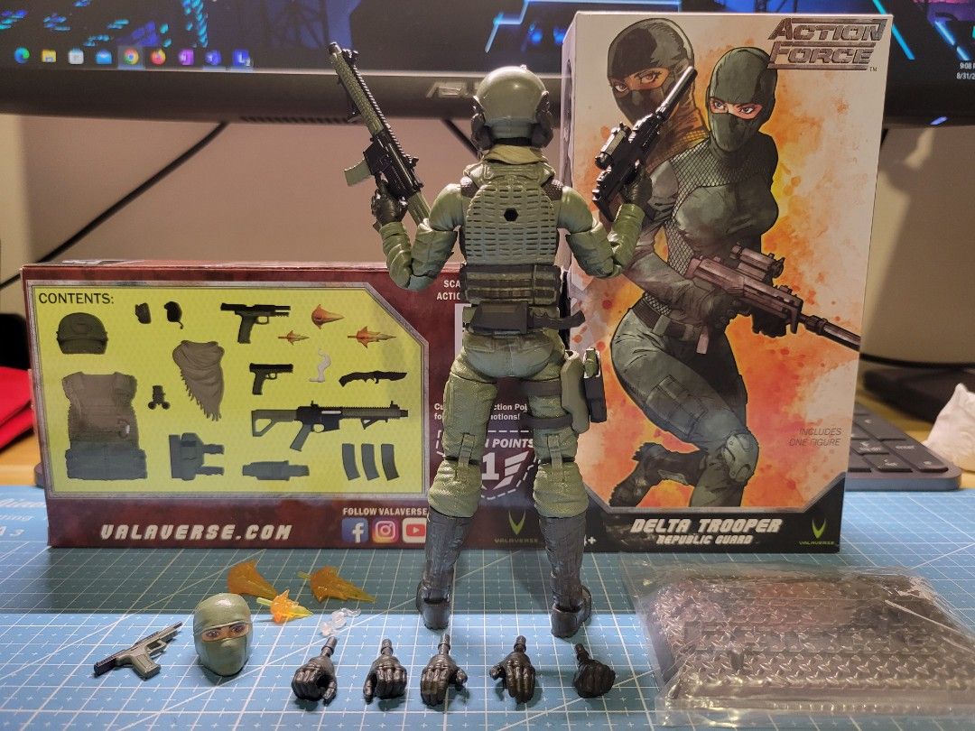 Valaverse Action Force 6-Inch Action Figure - Steel Brigade, Riot ...