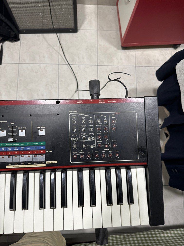 Vintage 80s Roland JX-3P Programmable Preset Polyphonic Synthesizer ...