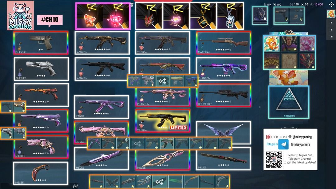WTS 2x Premium Rare Valorant Account | 💖Duo's Day Bundle💖 | Mystbloom ...
