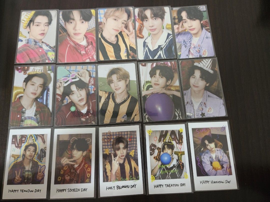 WTS TXT DECO KIT 2023 PC PCS PHOTOCARD PHOTOCARDS YEONJUN SOOBIN ...