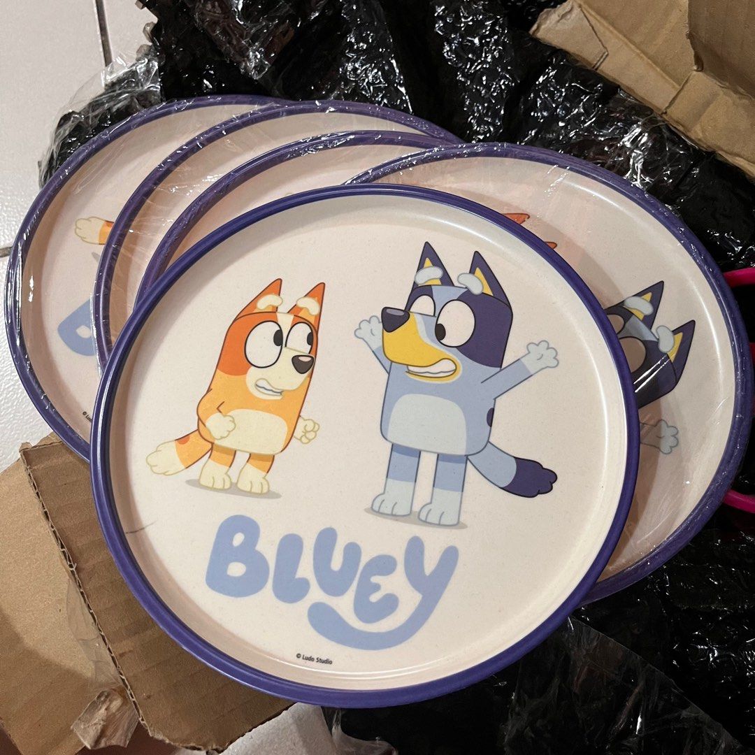 Zak Melamine Bluey Plate, Furniture & Home Living, Kitchenware ...