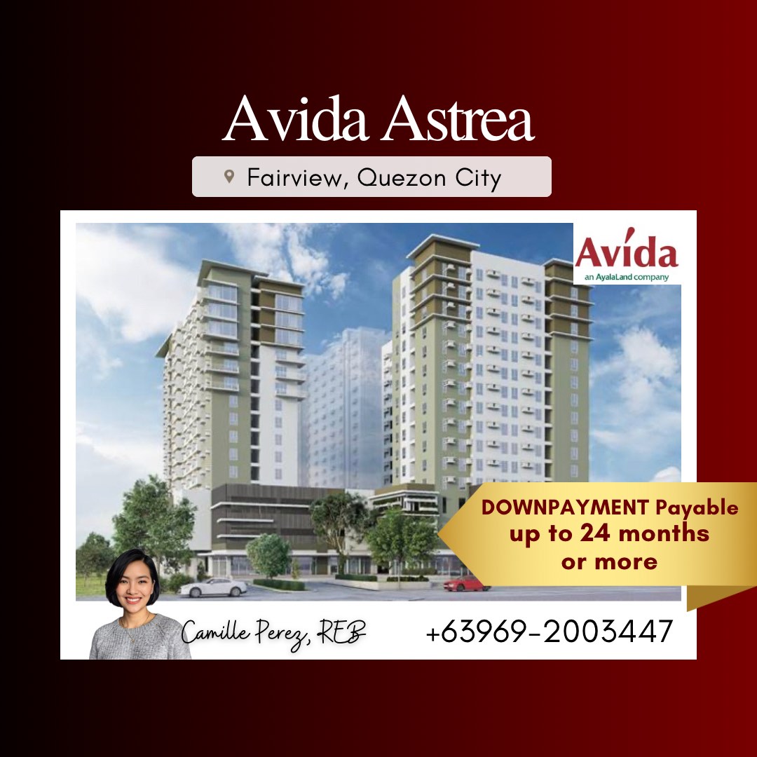 1 Bedroom Jr Avida Astrea Fairview near SM Fairview, Fairview Terreces ...