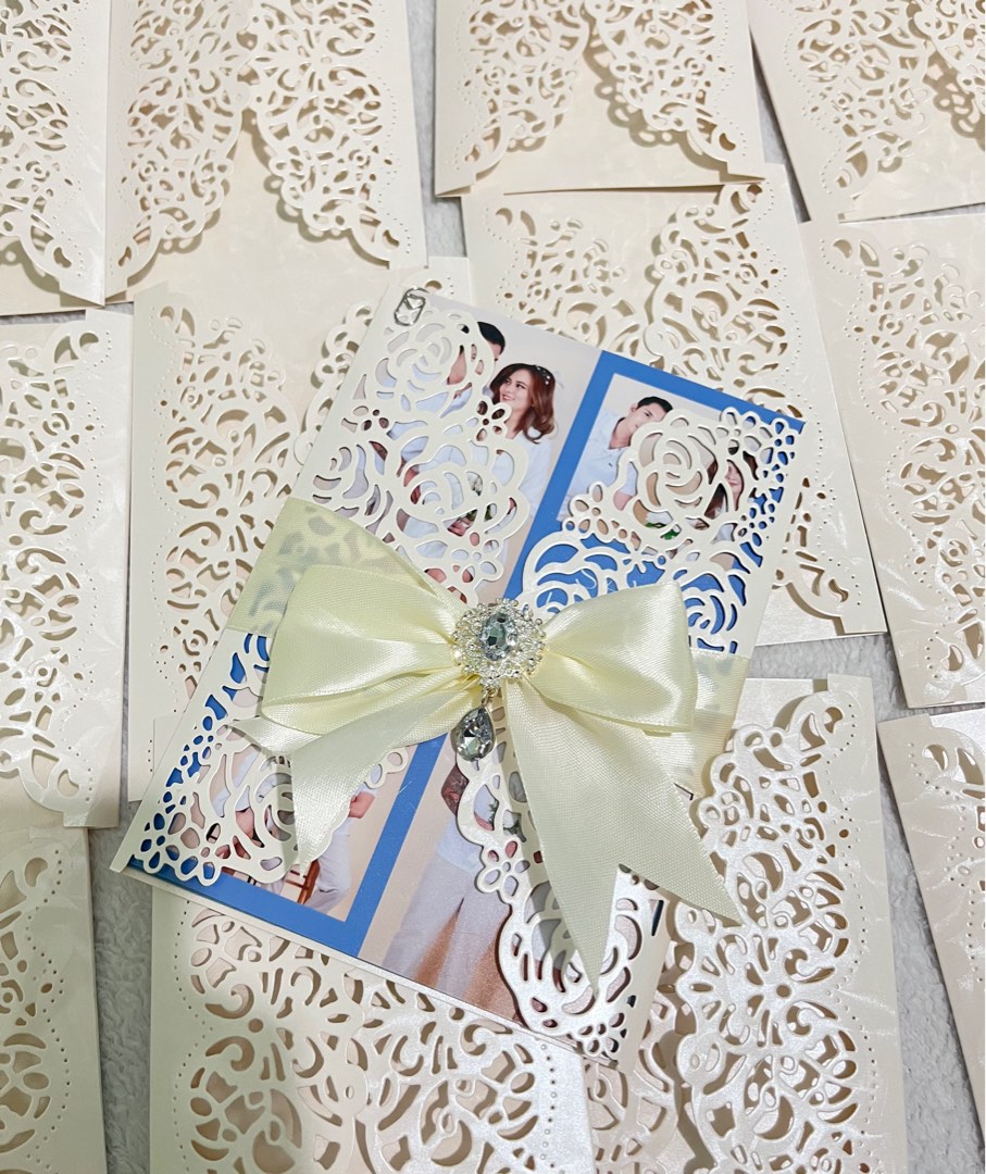 4x6 BL Gatefold Design for Wedding/Birthday/Debut Invitation Cover ...