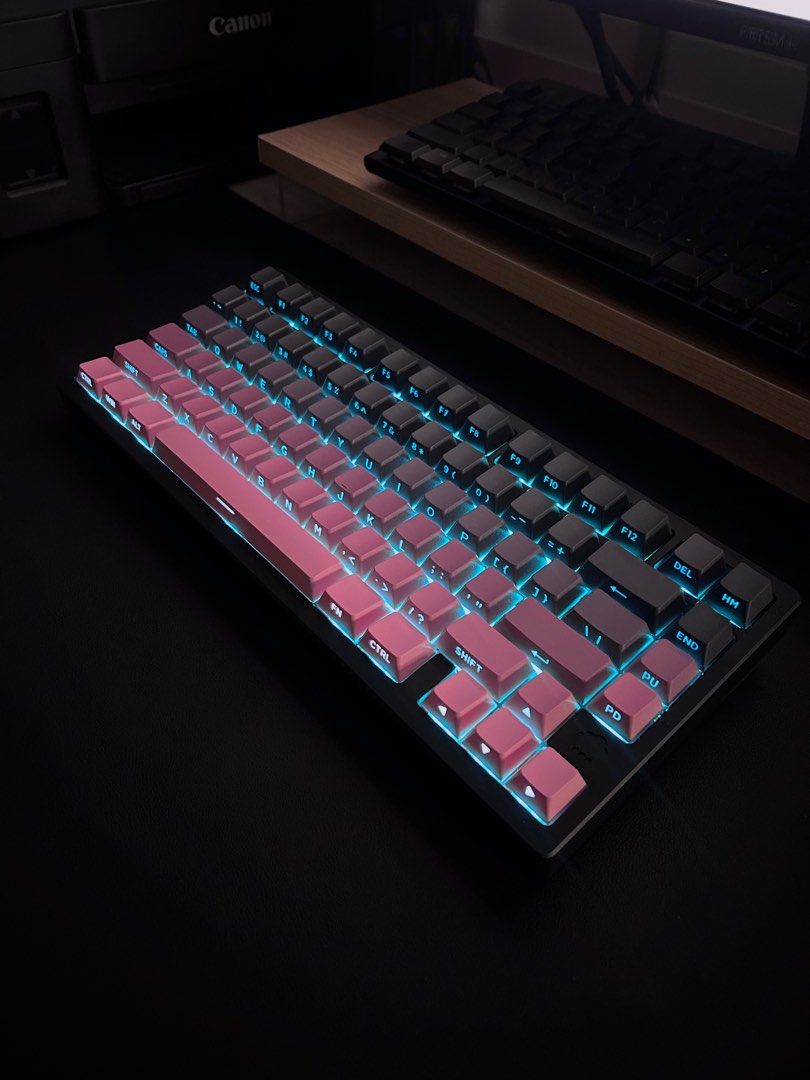 75% Full Aluminium with Black Back Plate Custom Mechanical Keyboard ...
