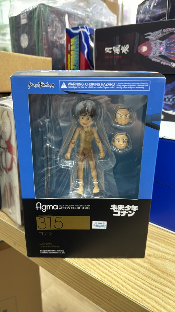 全新 Max Factory Figma 315 Future Boy Conan 高立 未來少年 高立的未來世界, 興趣及遊戲, 玩具 & 遊戲類 - Carousell